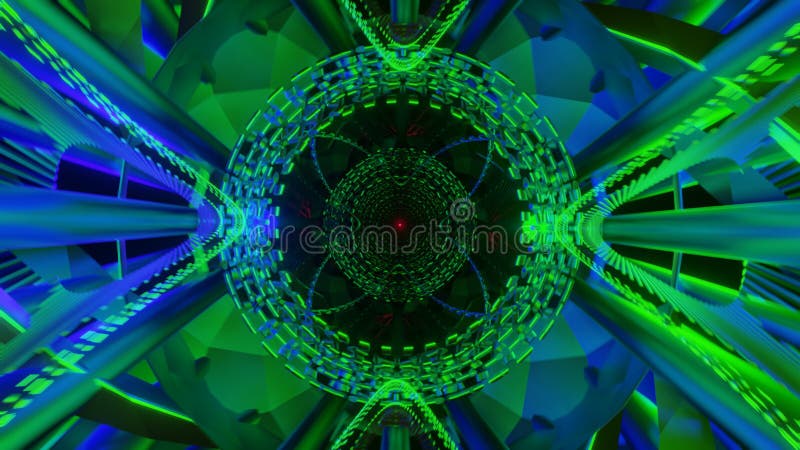 Vibrant and Immersive Strobe Surreal Sci-fi Psychedelic Visuals in a ...