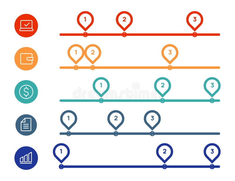 Vibrant Infographic Featuring a Multi Step Process with Numbered ...