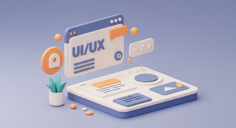 A Vibrant Infographic Highlighting Key Elements of UI UX Design with ...