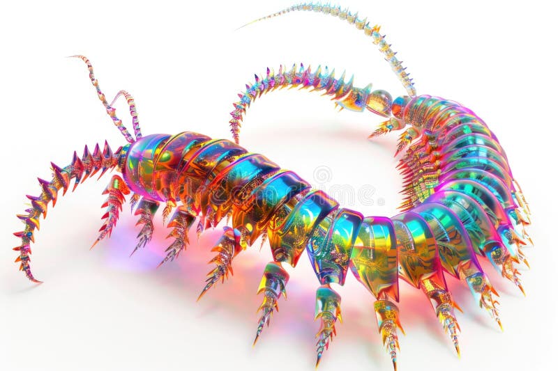 A Vibrant Insect with Spikes on Its Back, Perfect for Educational ...