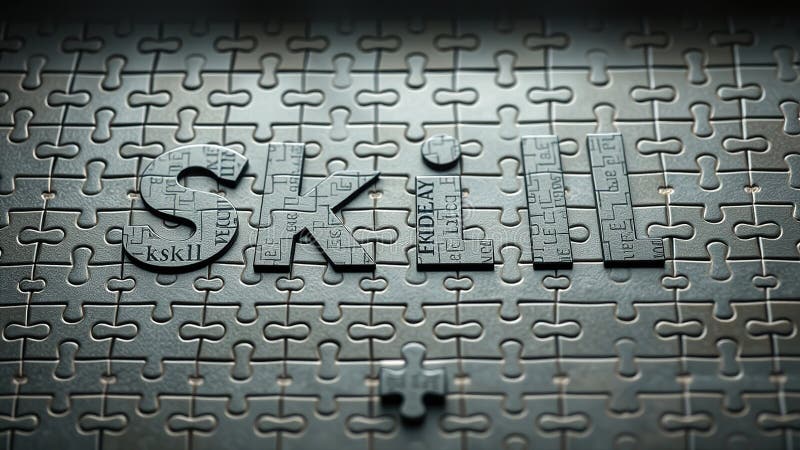 Unlocking Potential a Motivational AIGenerated Image of a Skill Jigsaw ...