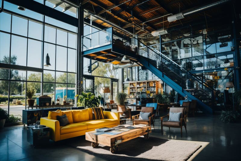 Vibrant and Inspiring Work Environment Creative Workspaces and Modern ...