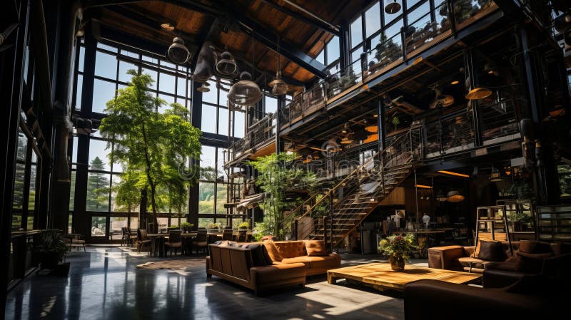 Vibrant and Inspiring Work Environment with Creative Workspaces and ...