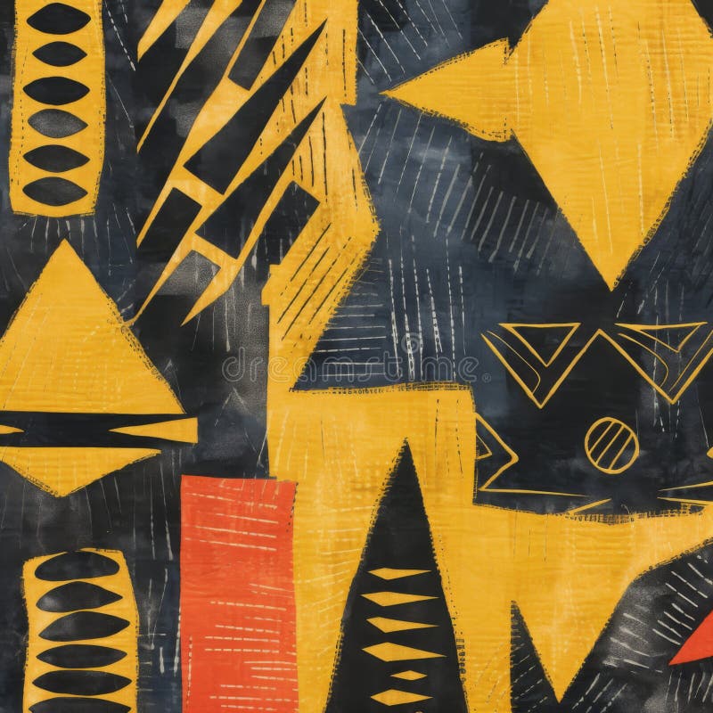 Vibrant and Intricate Traditional African Pattern Showcasing Cultural ...