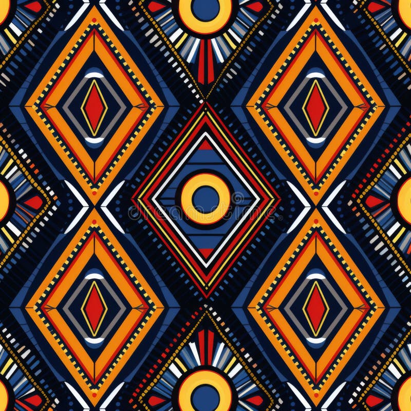 Vibrant and Intricate Traditional African Pattern Showcasing Cultural ...