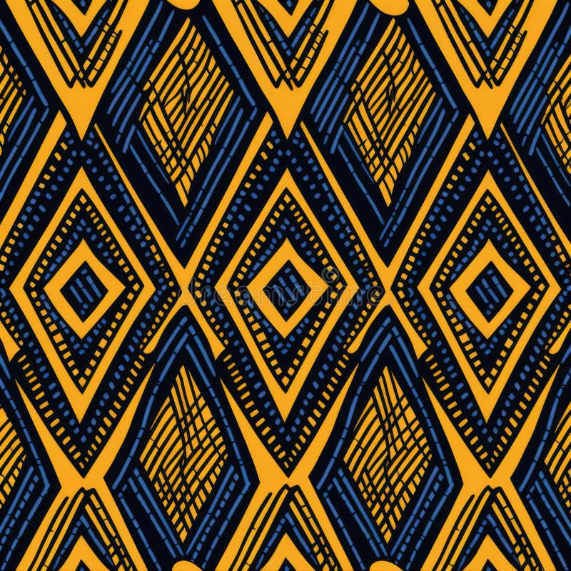 Vibrant and Intricate Traditional African Pattern Showcasing Cultural ...