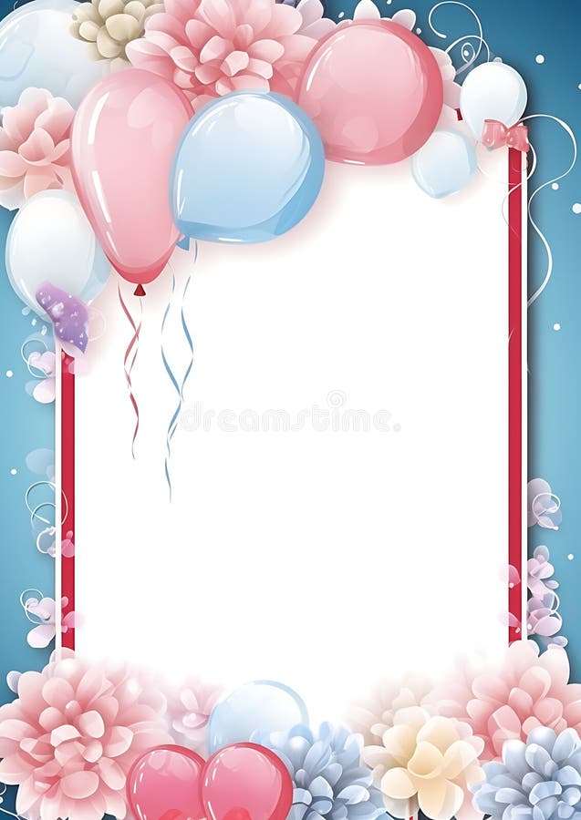 Vibrant Invitation Frames for Celebrations Stock Illustration ...