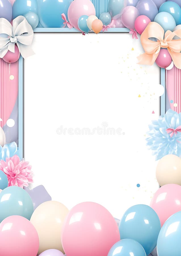 Vibrant Invitation Frames for Celebrations Stock Illustration ...