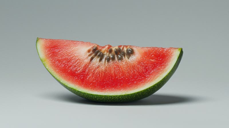 Vibrant Isolated Half Watermelon Perfect for Visual Projects with Ample ...