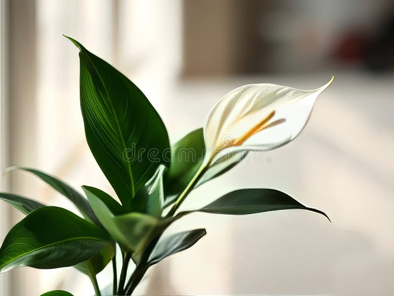 Peace Lily Inspiring Classroom Decor Stock Illustrations – 2 Peace Lily ...