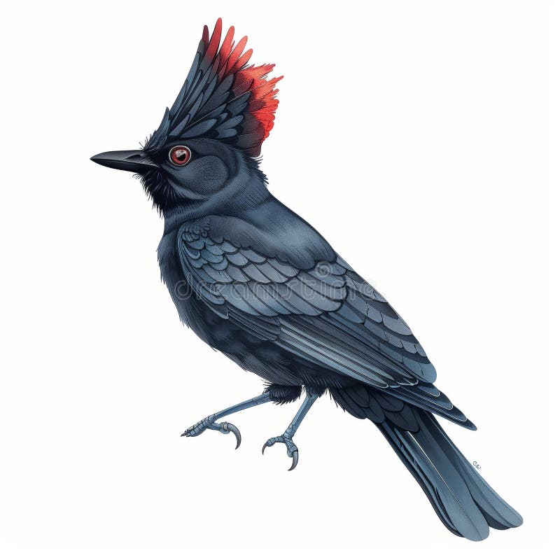 Vibrant Isometric Bird Illustration on White Background Generative AI ...