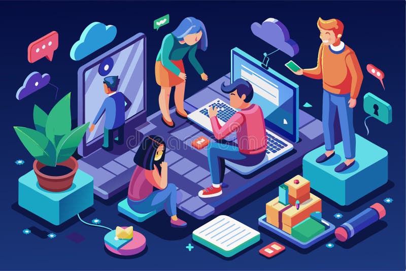 Isometric Harassment Awareness Stock Illustrations – 8 Isometric ...