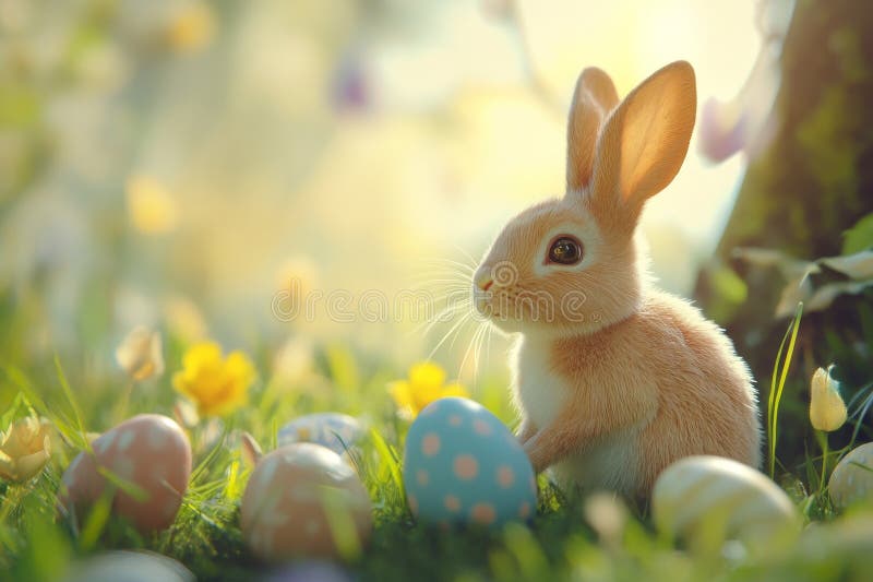 Vibrant and Joyful Easter Themed Visuals Celebrating Springtime ...