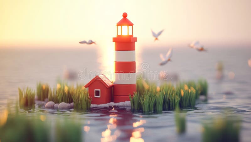 A Vibrant, Joyful, and Exotic Floating Island Featuring a Modern Manor ...