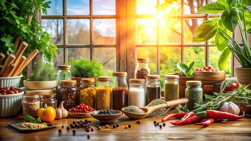 A Vibrant Kitchen Scene Overflowing with Culinary Inspiration AI ... A Vibrant Kitchen Scene Overflowing with Culinary Inspiration AI ...