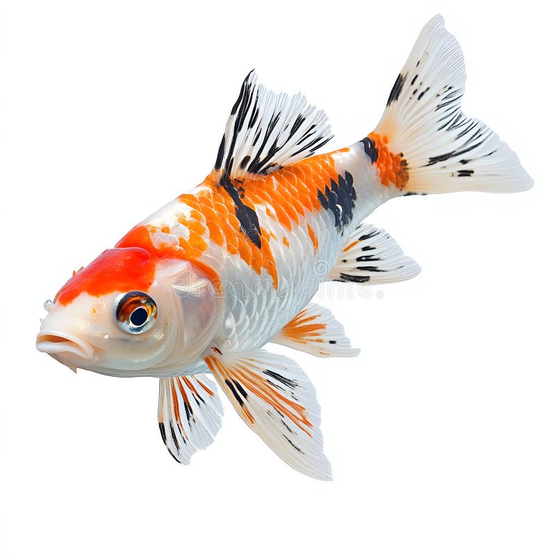 Vibrant Koi Fish Illustration Stock Illustration - Illustration of life ...