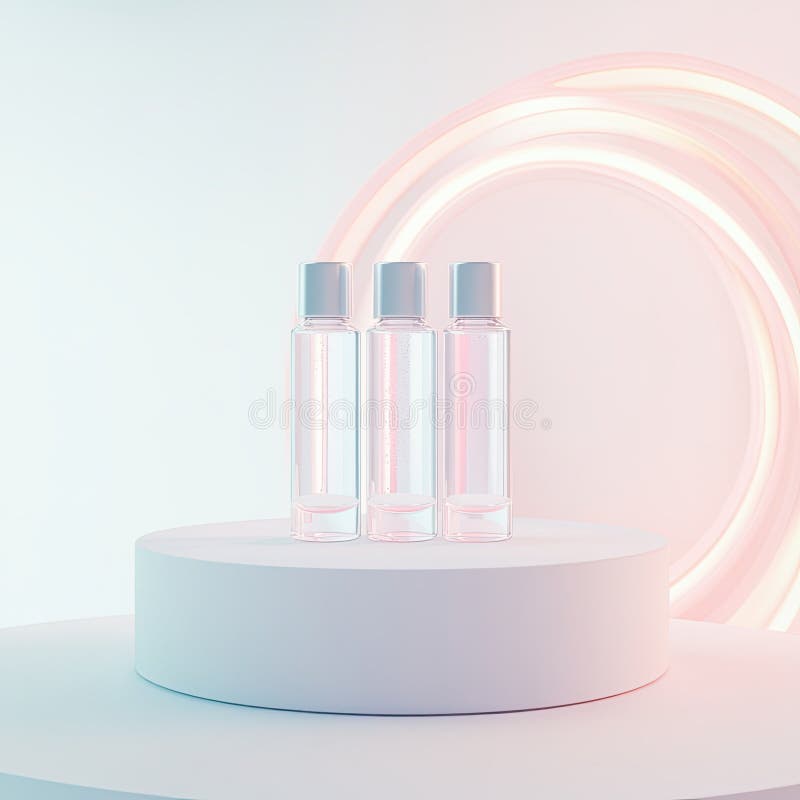 Scientific Experiment Setup with Glassware Laboratory Still Life Bright ...