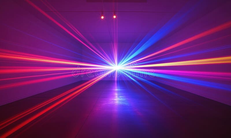 Vibrant Laser Light Installation Creating Dynamic Visual Effects in ...