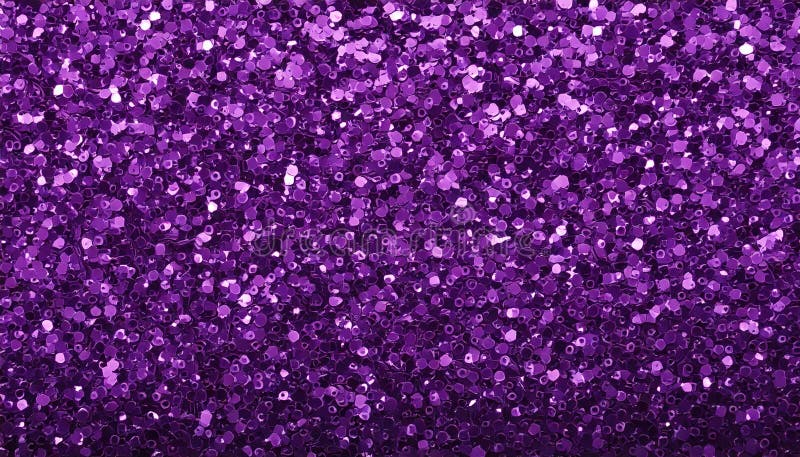 Shimmering Purple Glitter Spread Across a Surface for Creative Projects ...