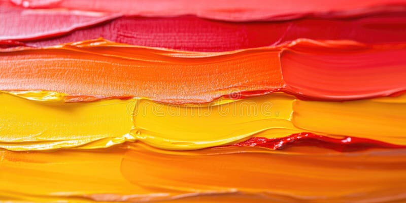 Vibrant Layered Paint Textures in Red, Orange, and Yellow Hues Stock ...