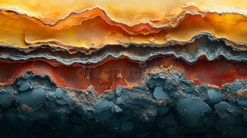 Striking Layers of Industrial Minerals Showcasing the Beauty of ...