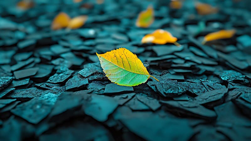 Biodegradable Materials in Natural Decomposition Process Stock ...