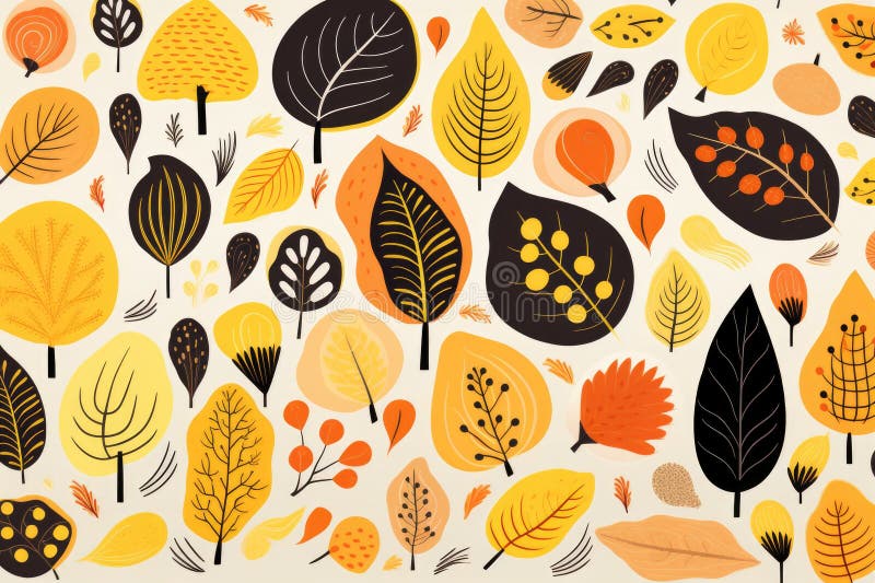 Vibrant Leaves Various Hues Perfect Autumn Themes Stock Photos - Free ...