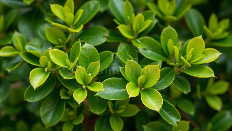 Vibrant Lemon Tree Leaves with Fresh Green Hues in a Zesty Pattern ...