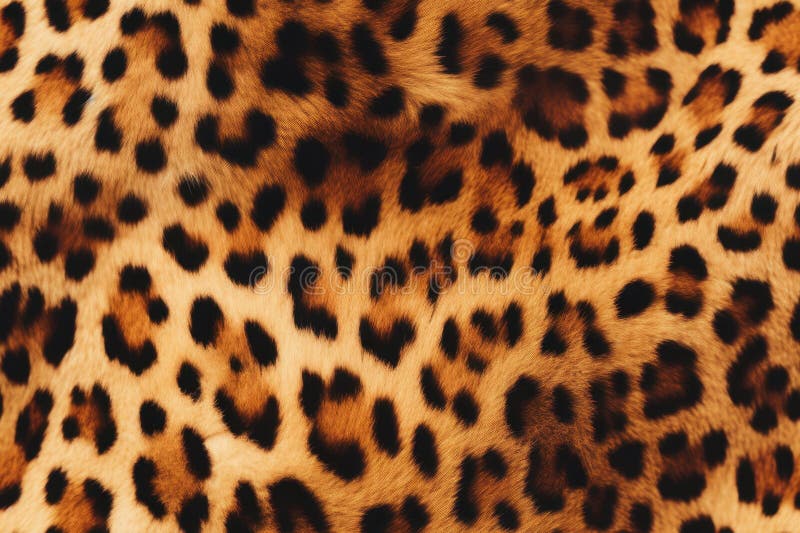 Vibrant Leopard Print Pattern Stock Illustration - Illustration of ...