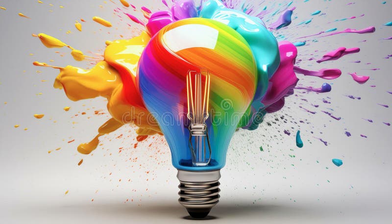 Vibrant Light Burst with Motion Streaks and Futuristic Energy Stock ...