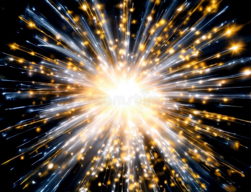 Vibrant Light Explosion Showcases Mesmerizing Patterns at Midnight ...