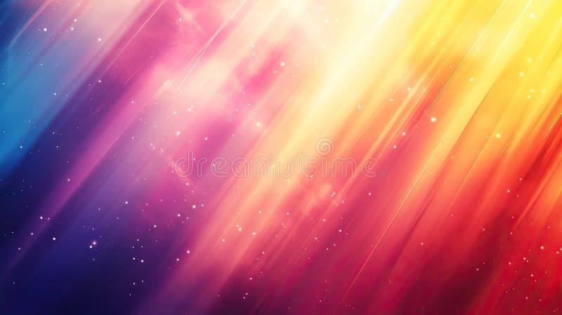 Vibrant Light Rays Brighten the Background Stock Illustration ...