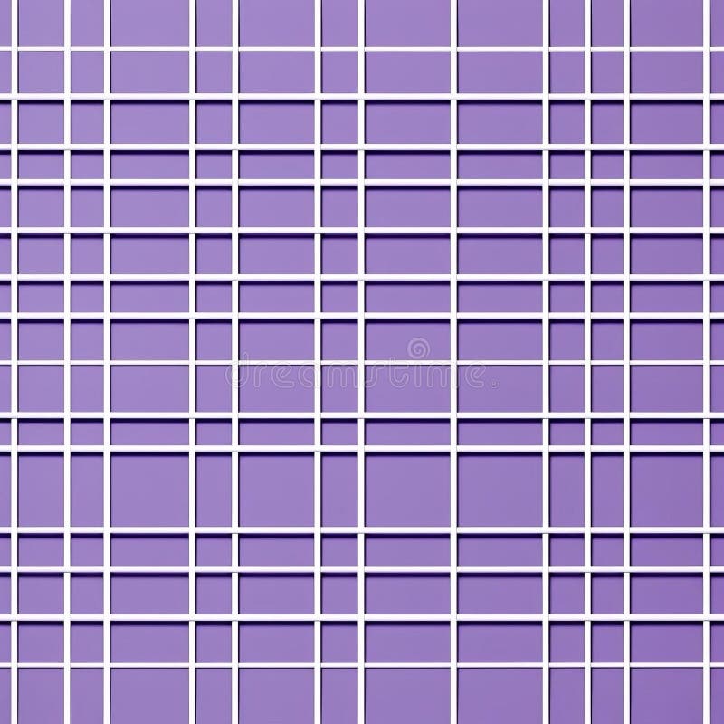 Vibrant Lilac Background with Minimalistic Grid Pattern Design Stock ...