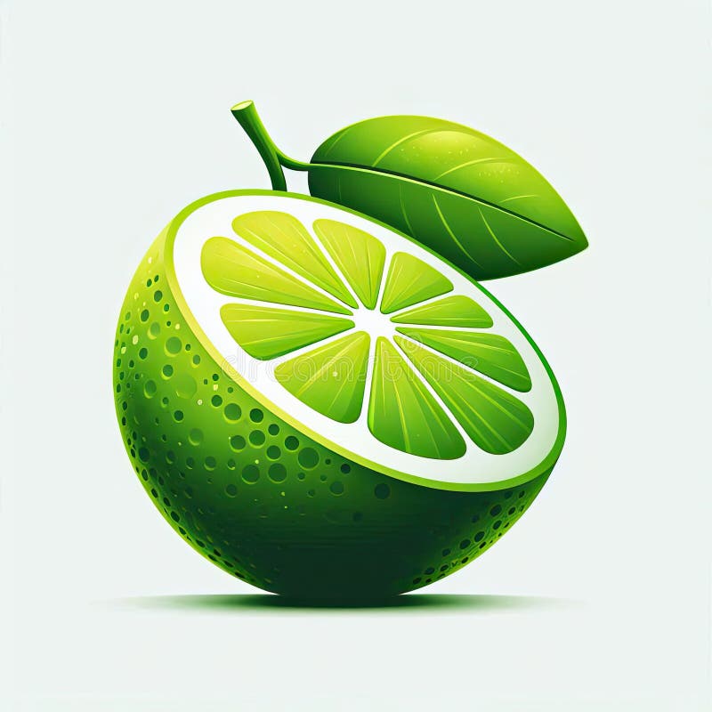 Vibrant Lime Artwork stock illustration. Illustration of natural ...