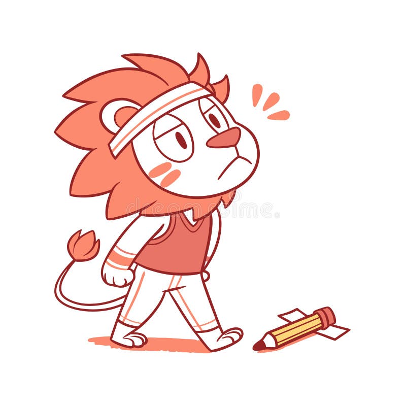 Vibrant Lion Enjoying Designing Adventure Stock Image - Illustration of ...