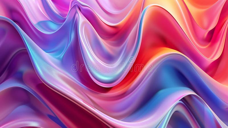 Vibrant Liquid Design for Modern Cover Templates Generative AI Stock ...