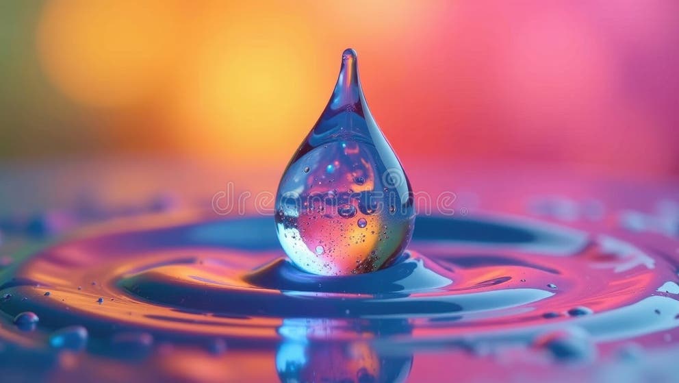 Stunning Vibrant Liquid Drop Stock Illustrations – 3,945 Stunning ...
