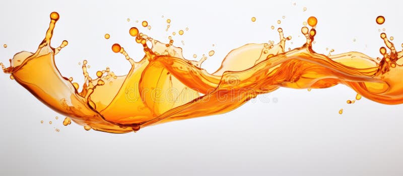 A Vibrant Liquid Splash of Orange Color Stock Photo - Image of motion ...
