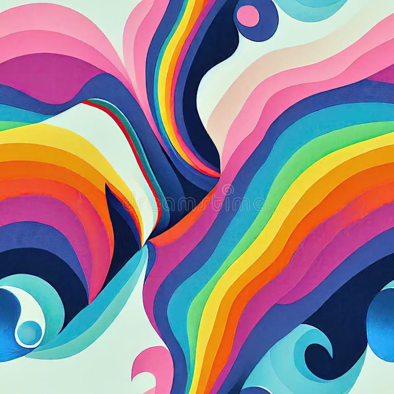 Vibrant Pattern for Scrapbooking and Invitations. Stock Illustration ...