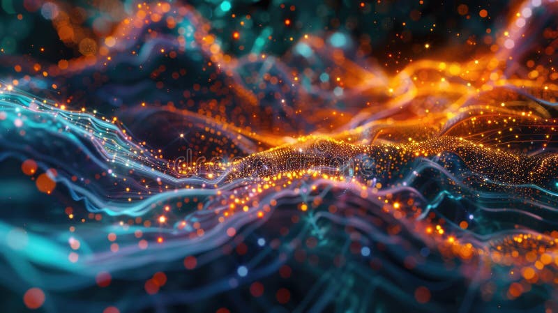 A Vibrant and Lively Background with Lights, Perfect for Use in Various ...