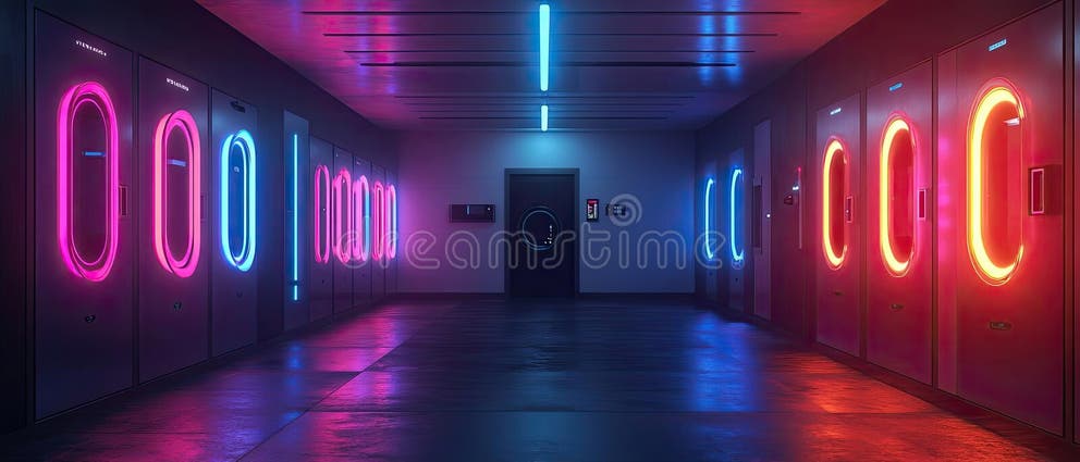 Vibrant Locker Featuring Touchless Access and Built-in Lighting for ...