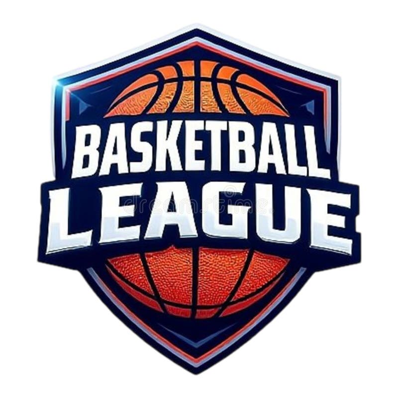 Basketball league logo stock illustration. Illustration of emblem ...