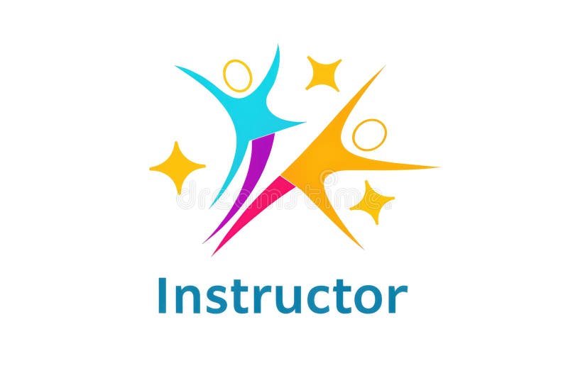 Colorful Logo Design Symbolizes Instructor Showcasing E Standard Scale ...