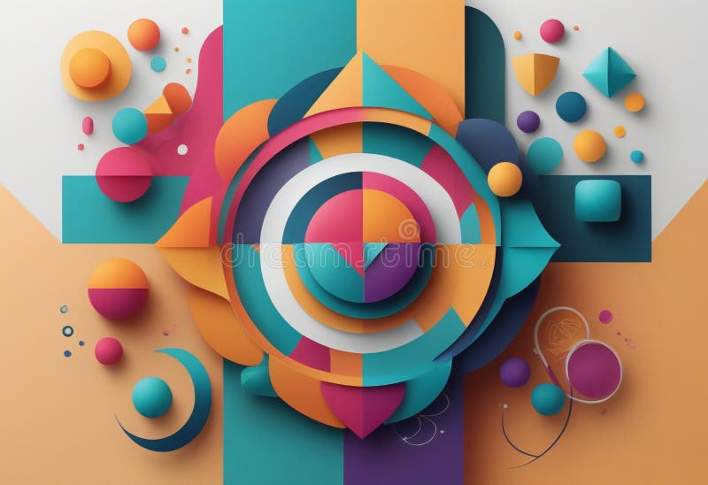 A Vibrant Logo Symbolizing Growth and Innovation Stock Illustration ...