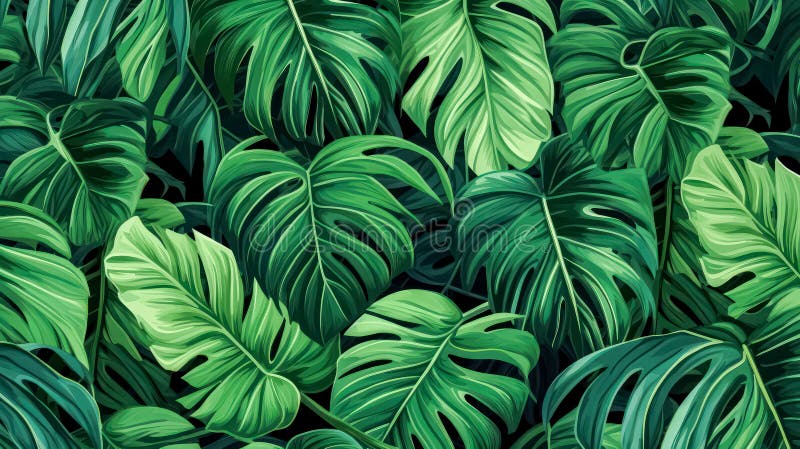 Vibrant and Lush, this Tropical Background Features an Array of Jungle ...