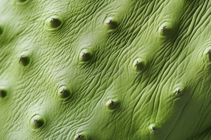 Vibrant Macro Texture Green Cactus Leather Design Inspiration Stock ...