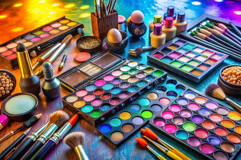 Vibrant Makeup Studio Background a Panoramic Canvas for Creative ...