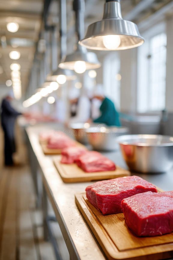 Vibrant Meat Processing Lines Showcase Efficient Production Methods in ...