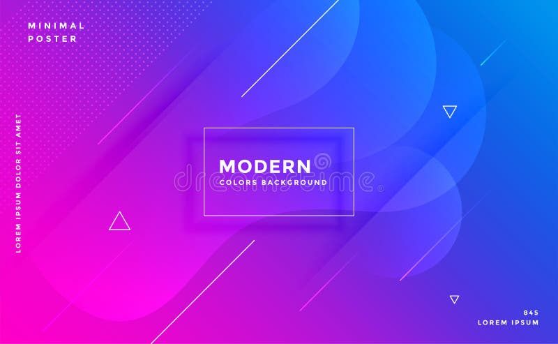 Vibrant Memphis Style Abstract Gradient Background Stock Vector ...