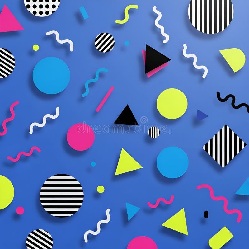 Dynamic Memphis Style Backdrop Stock Illustrations – 53,492 Dynamic ...